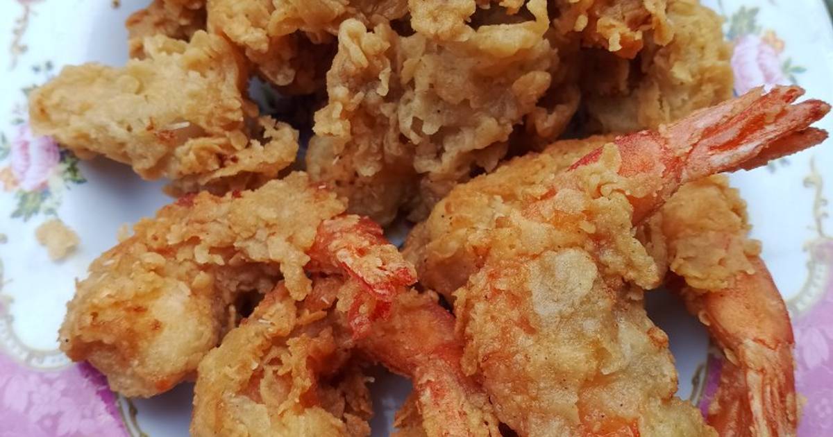 Resep Udang & cumi crispy oleh Peppy Ispriani - Cookpad