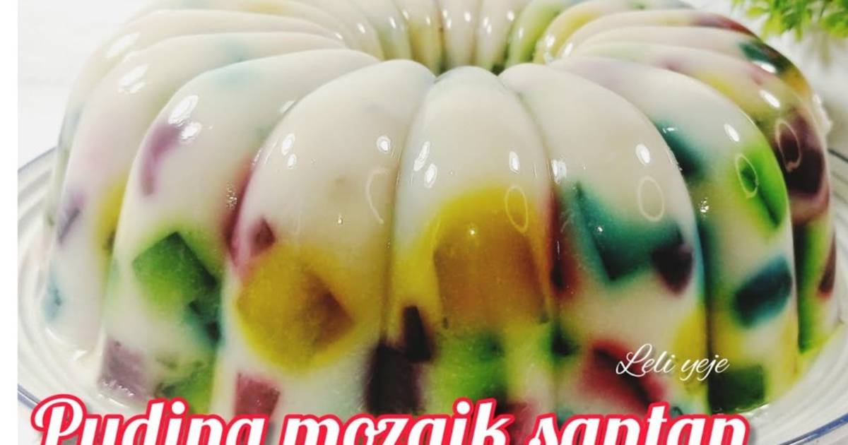 Resep Puding mozaik oleh Leli Yeje - Cookpad