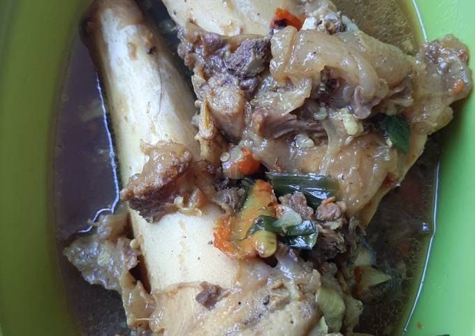 Resep Pindang gunung dengkul sapi oleh Milna Asri Indi Rahayu - Cookpad