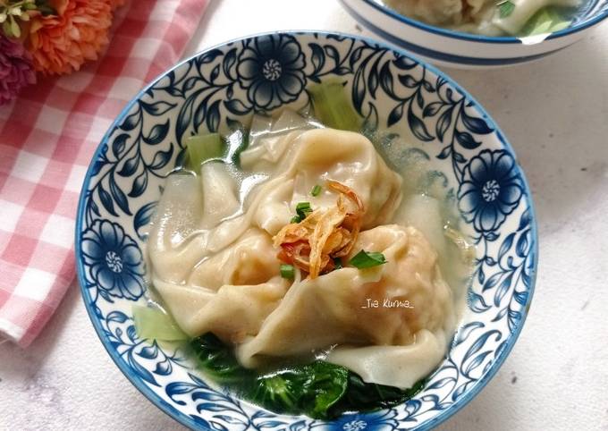Resep Wonton Kuah oleh tia kurnia - Cookpad