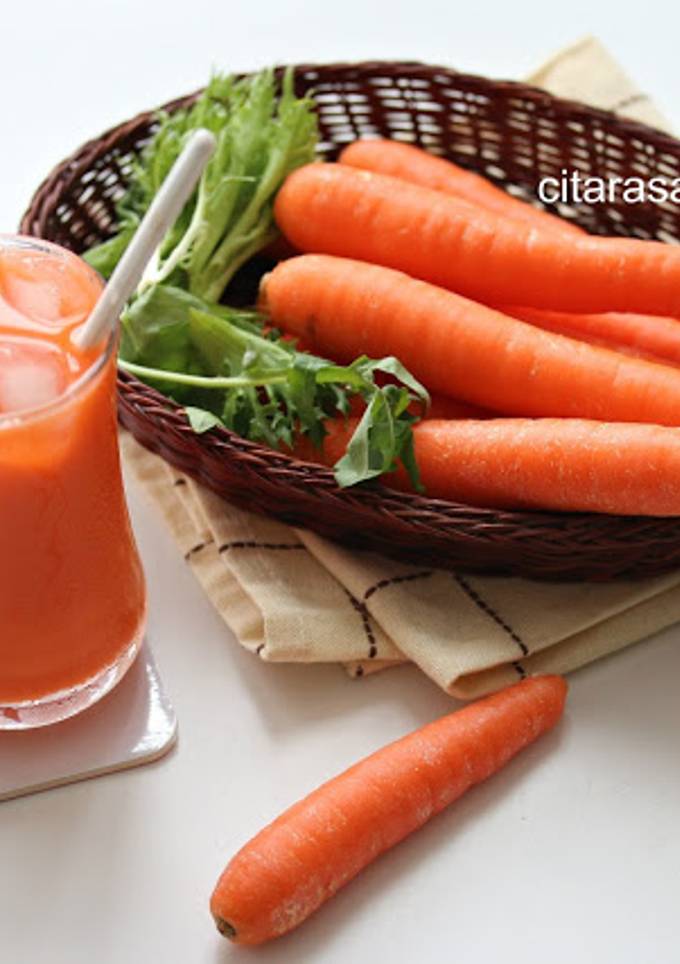 Resipi Jus Carrot Susu oleh Kak Wan - Cookpad