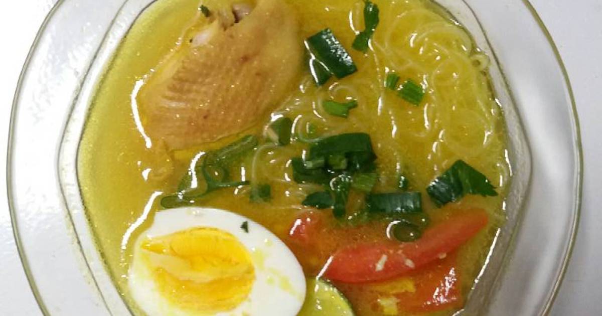 Resep Soto ayam simple oleh Ratna Nita Handayani - Cookpad