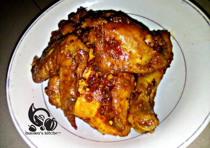 Pepper chicken girki daga Hauwa Rilwan - Cookpad