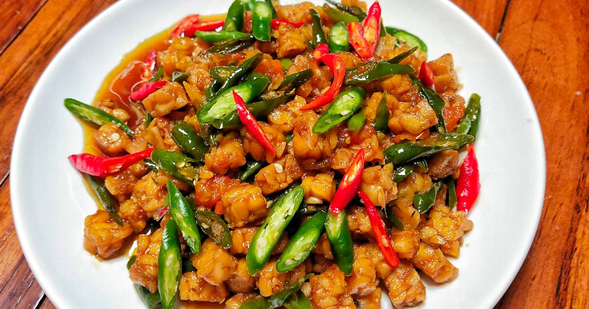 Resep Oseng Tempe Lombok Ijo oleh ihdanas - Cookpad