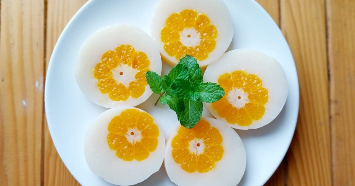 Resep Takjil #25 Puding Susu Isi Jeruk oleh Ria Mamanya Tata - Cookpad