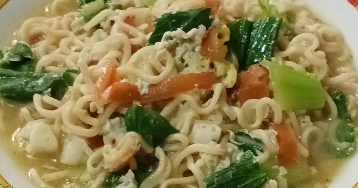 Resep 431. Mi rebus anti mubazir oleh Istikah 20444011 - Cookpad