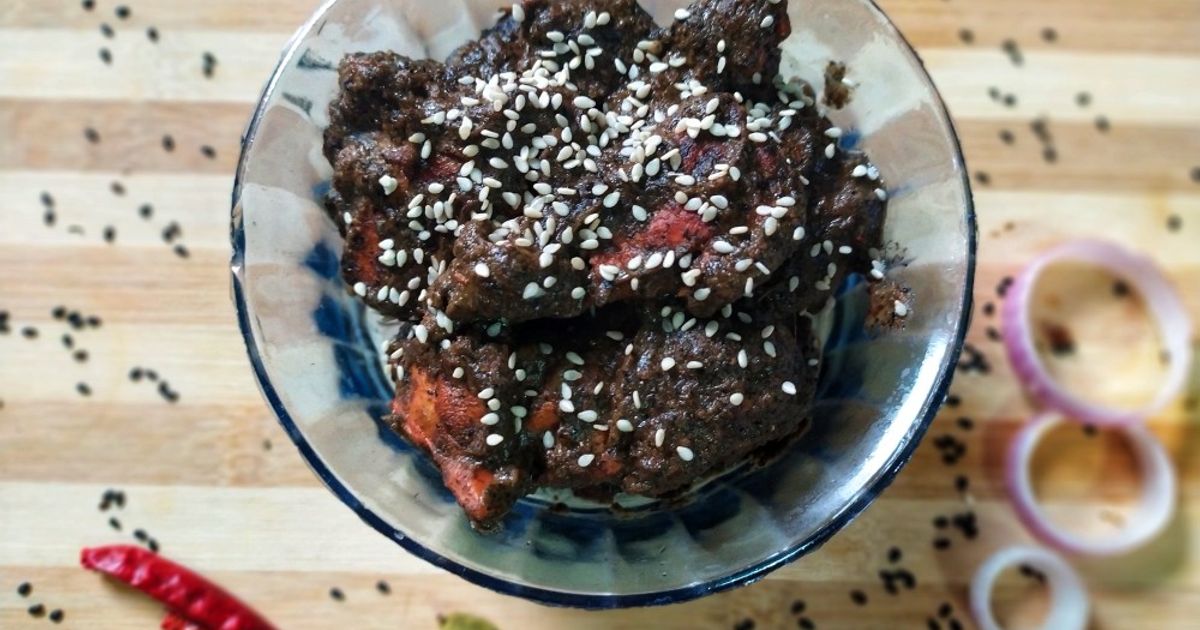 Chicken Tilottama | Black Chicken Recipe by Spice Tweak - Cookpad