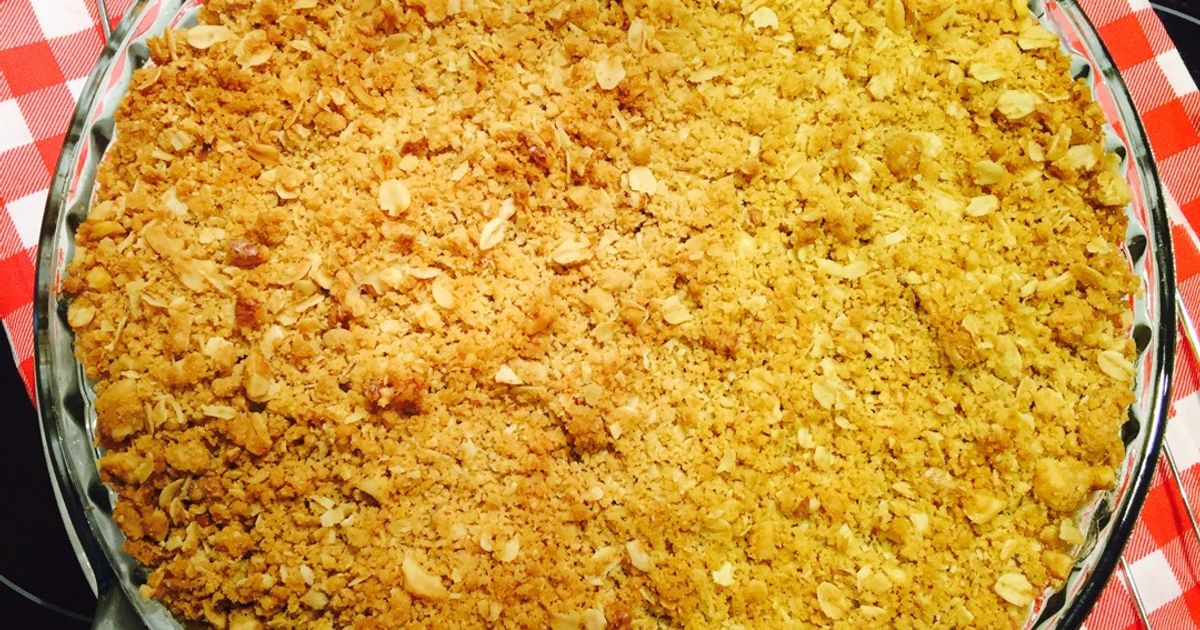 Apple And Rhubarb Crumble Recipe By August Diamond