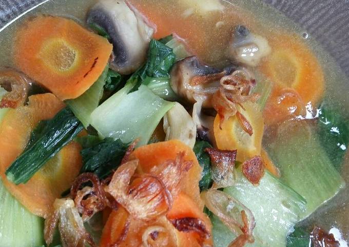 Resep Ca Jamur Wortel Sawi oleh Estee Kinasih Demiyanto - Cookpad
