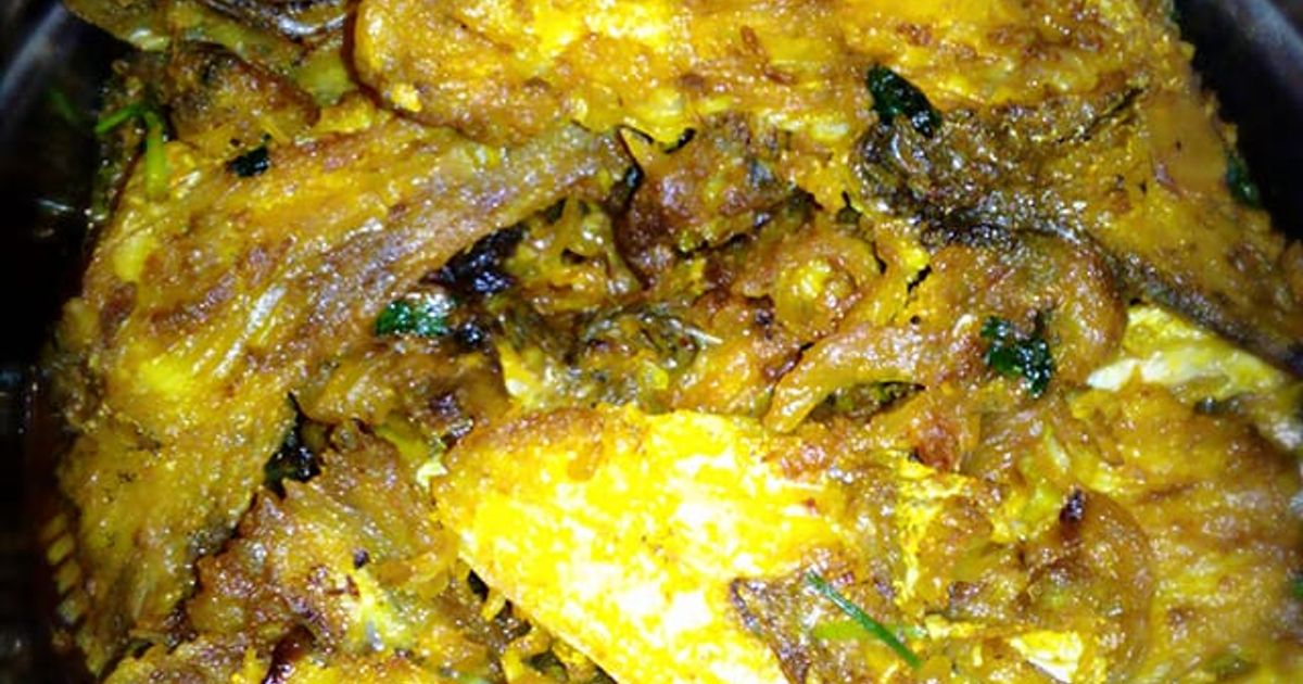 Bhetki Fish Head And Bones Stir Fry Recipe by Trisha pramanik - Cookpad
