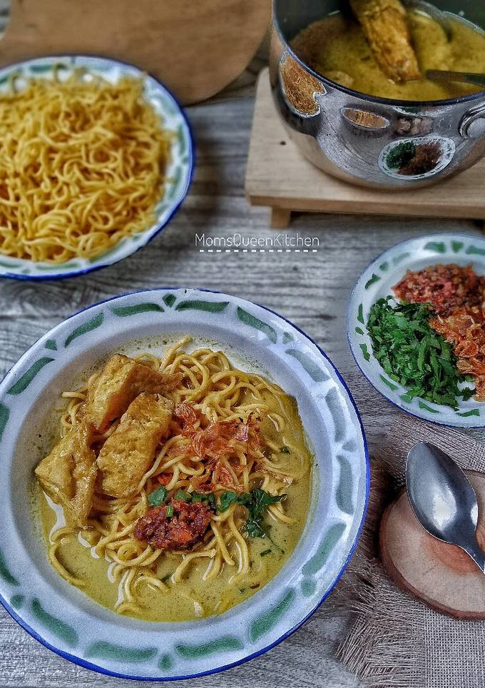 Resep Mie Tahu Kuah Kuning khas Balikpapan (Mie Tahu Santan) oleh ...