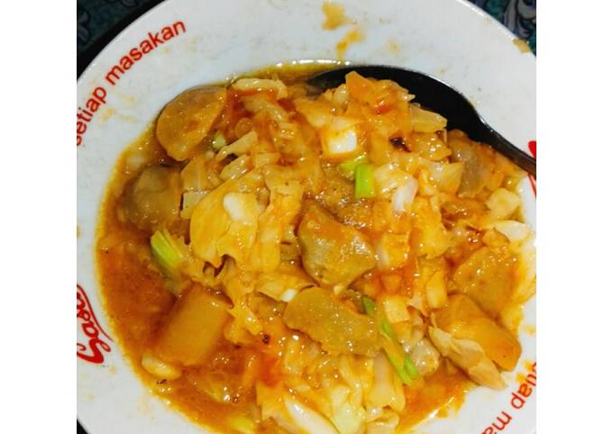 Resep Tumis baso sosis homemade oleh Indah Sr. - Cookpad