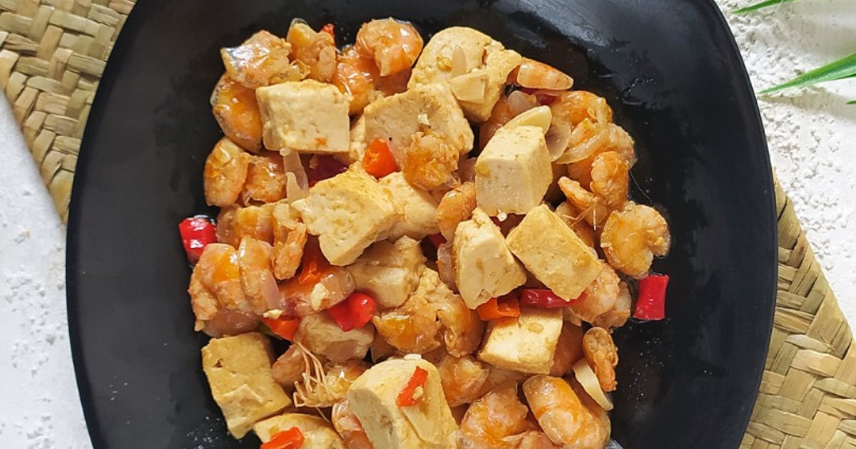 Resep Tumis Udang Tahu Simpel oleh Saomi Mayhai - Cookpad