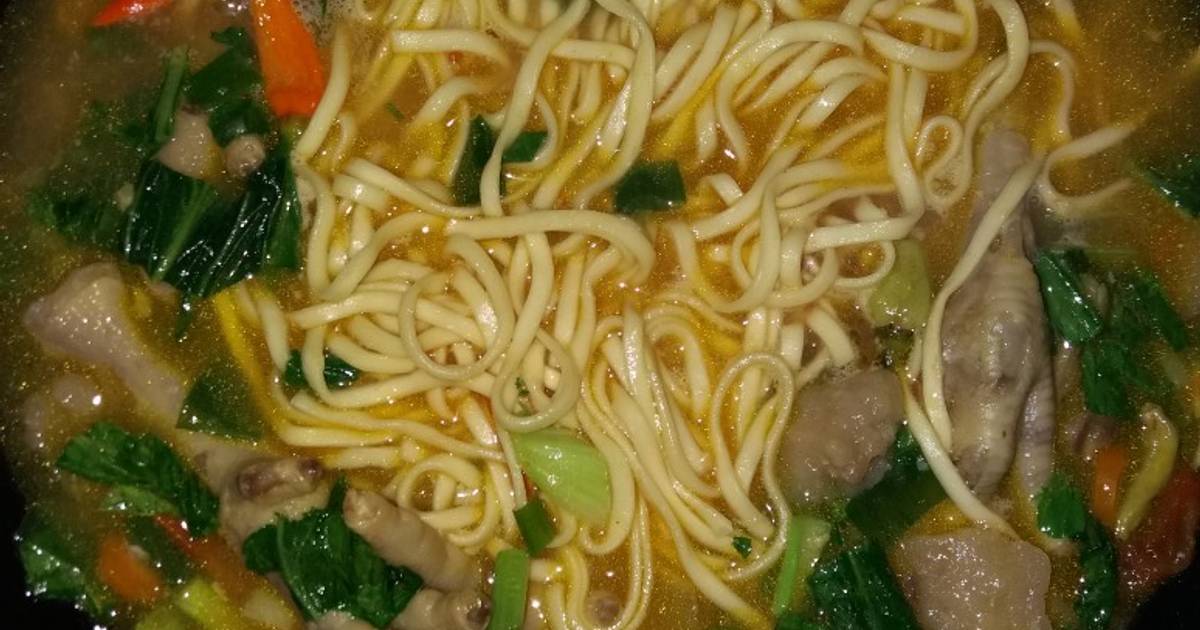 Resep Mie rebus ceker maknyus😍 oleh Santi Susan - Cookpad