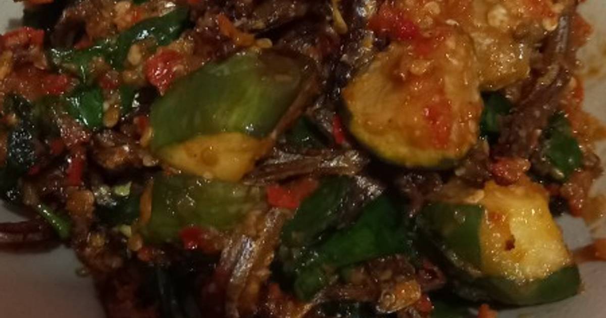33 resep tumis terong hijau bulat teri enak dan mudah - Cookpad