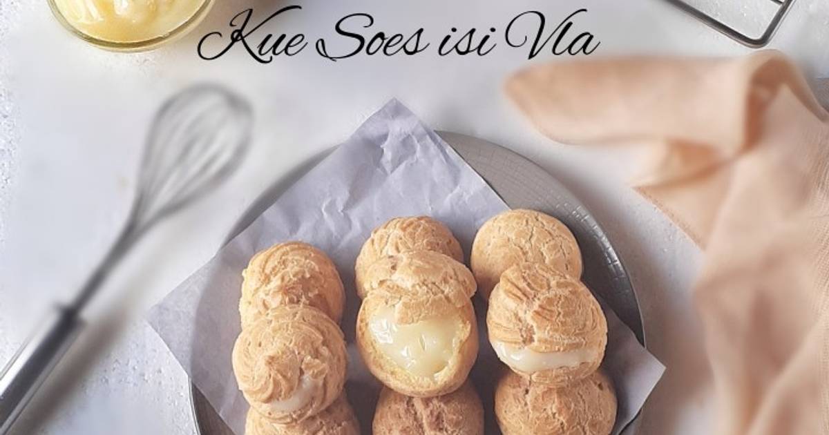Resep Kue Sus isi Vla oleh Novi Rahma - Cookpad
