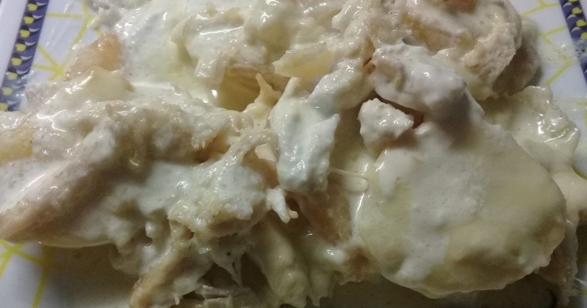 Mil Hojas De Papa Y Pollo Receta de Lucia Modugno - Cookpad
