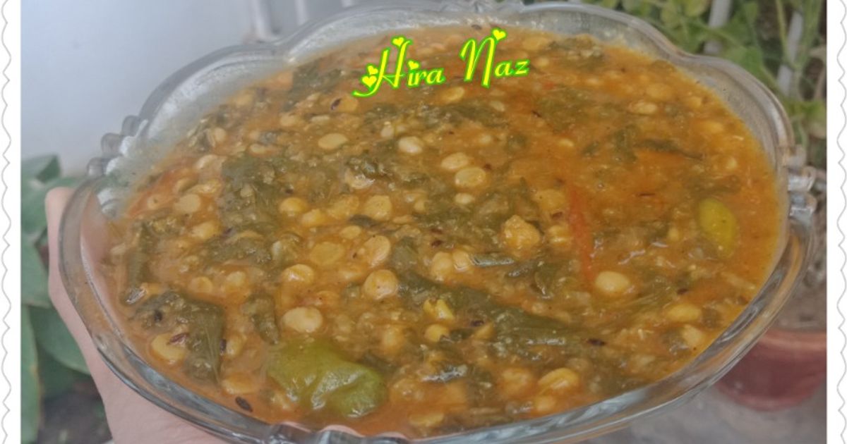 Daal Saag Recipe by Hira Naz - Cookpad