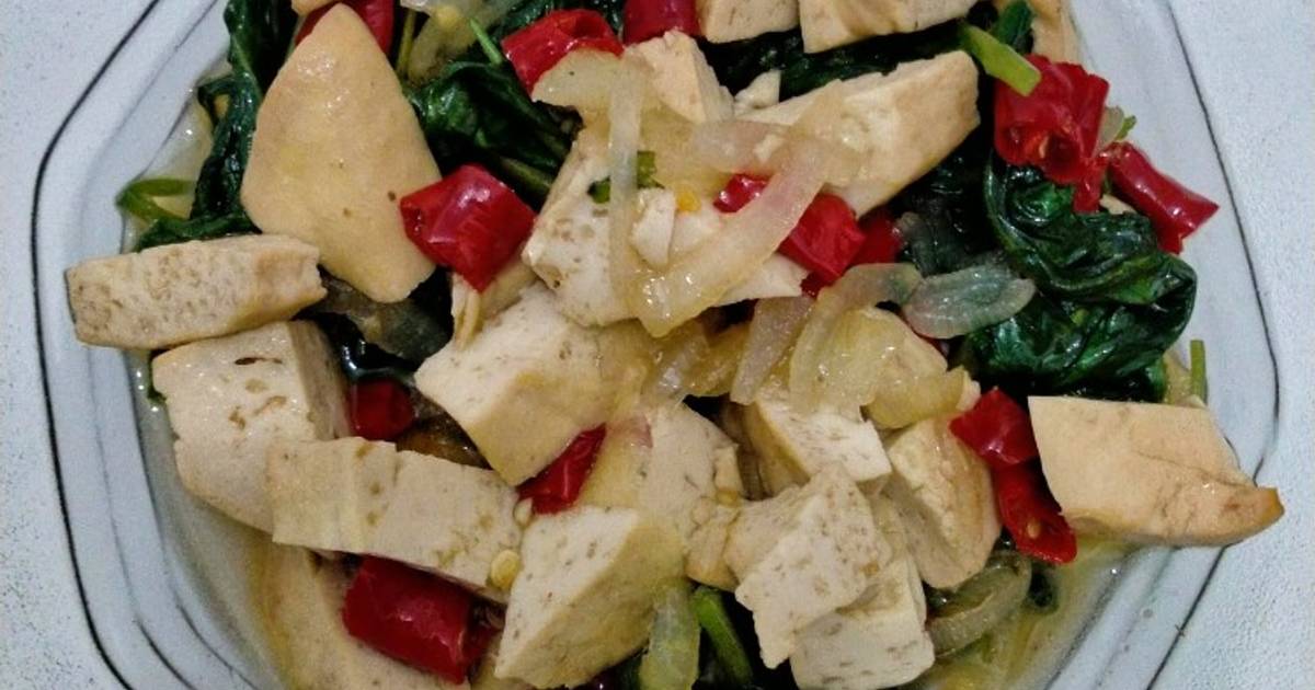 26 resep tumis kangkung biasa sayuran tahu enak dan mudah - Cookpad