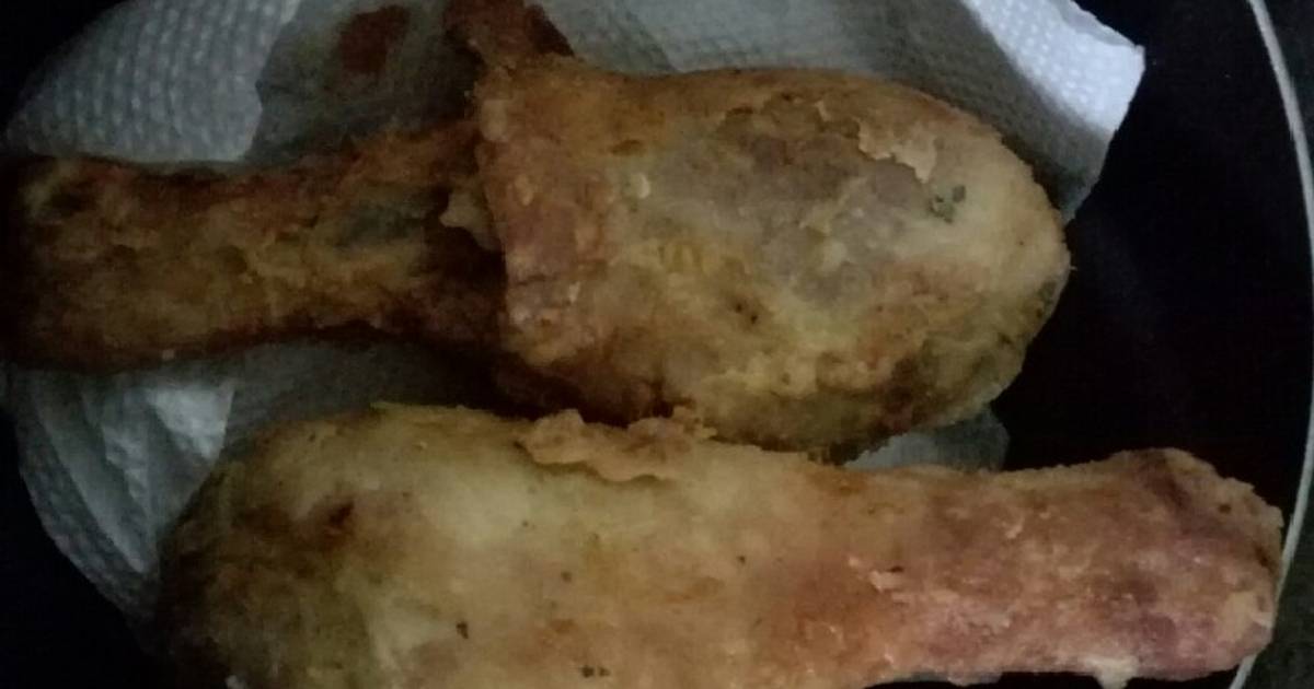 Pollo apanado con yogurt y curry Receta de Edwin Jose Linares- Cookpad