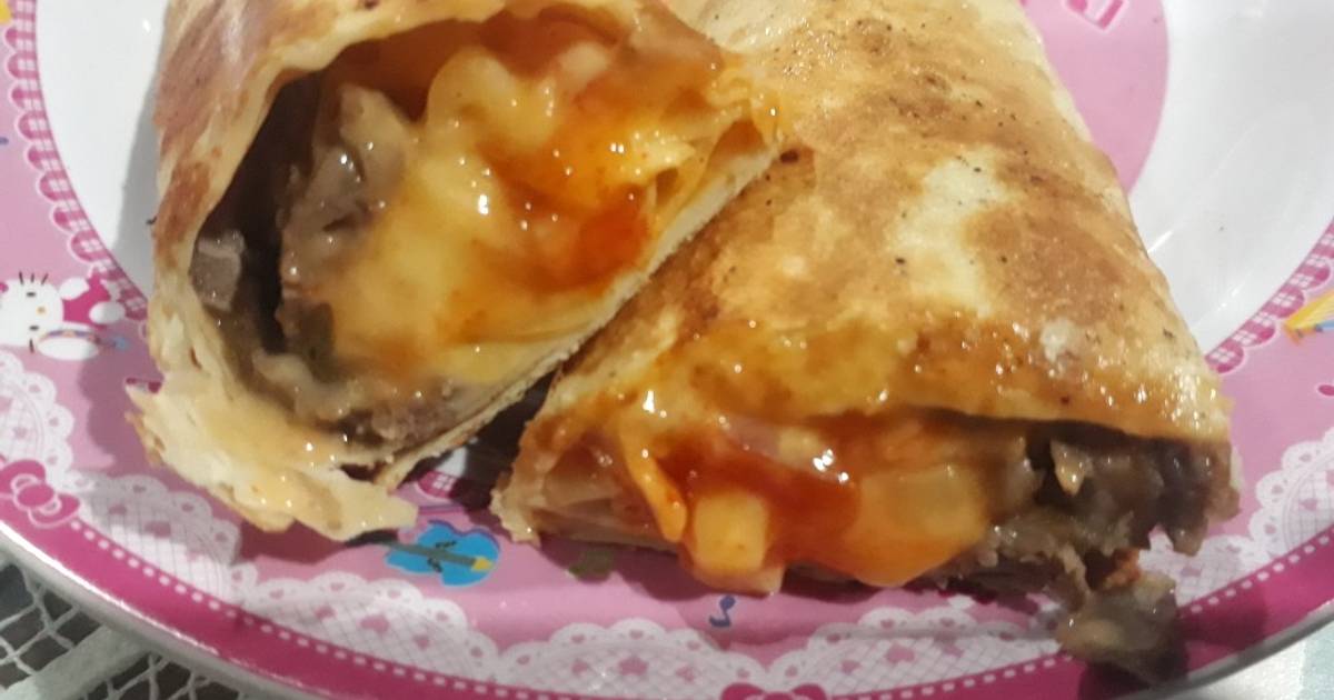 Resep Kebab isi patty burger sapi homemade oleh Ellis - Cookpad