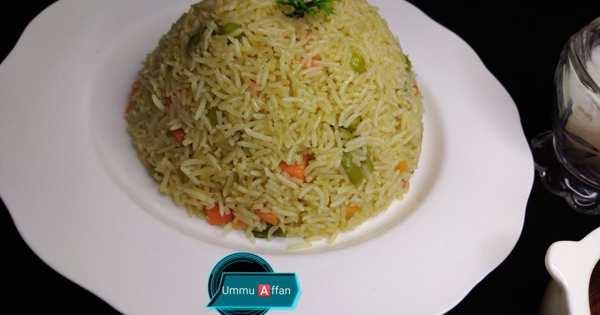 Fried Rice With Vegetables girki daga @matbakh_zeinab - Cookpad