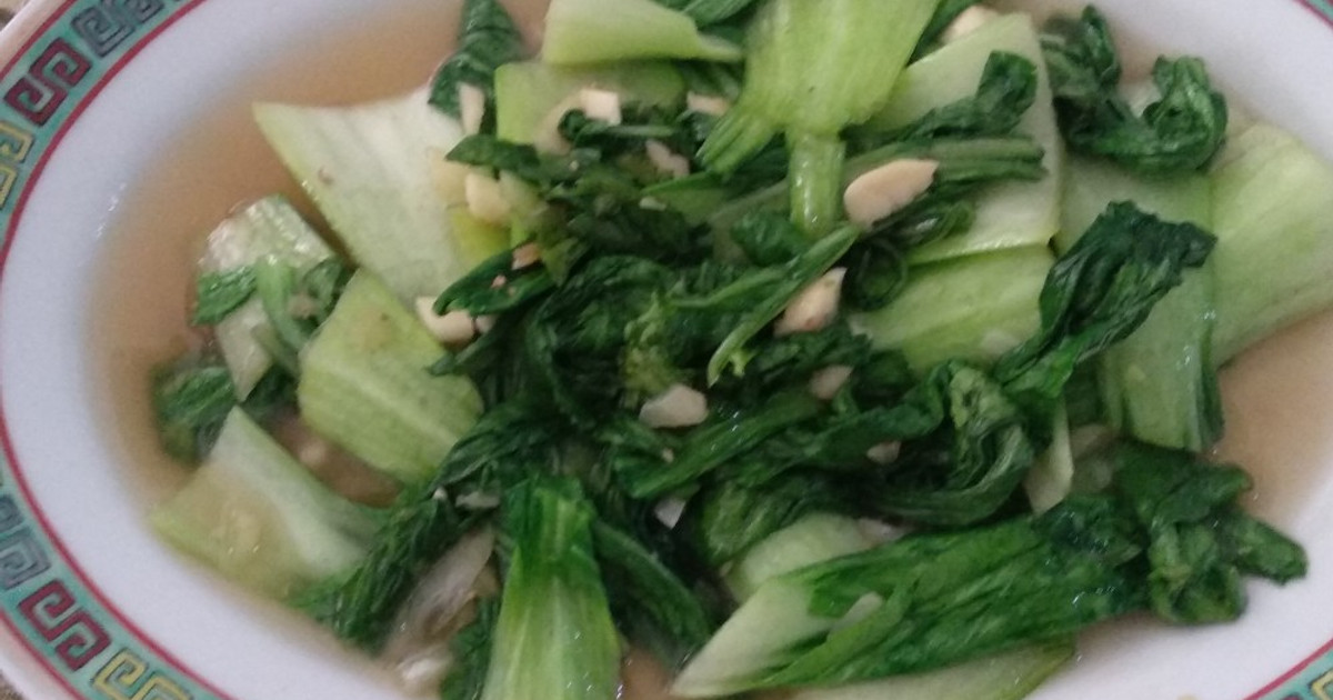 Resep Tumis Pokcoy Bawang Putih oleh Dapurnya Mama Rina🥰 - Cookpad