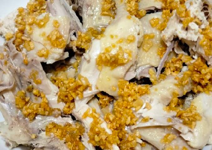 Resep Ayam kampung rebus / pek cam kee / ayam rebus jahe oleh Vichai Kitchen - Cookpad