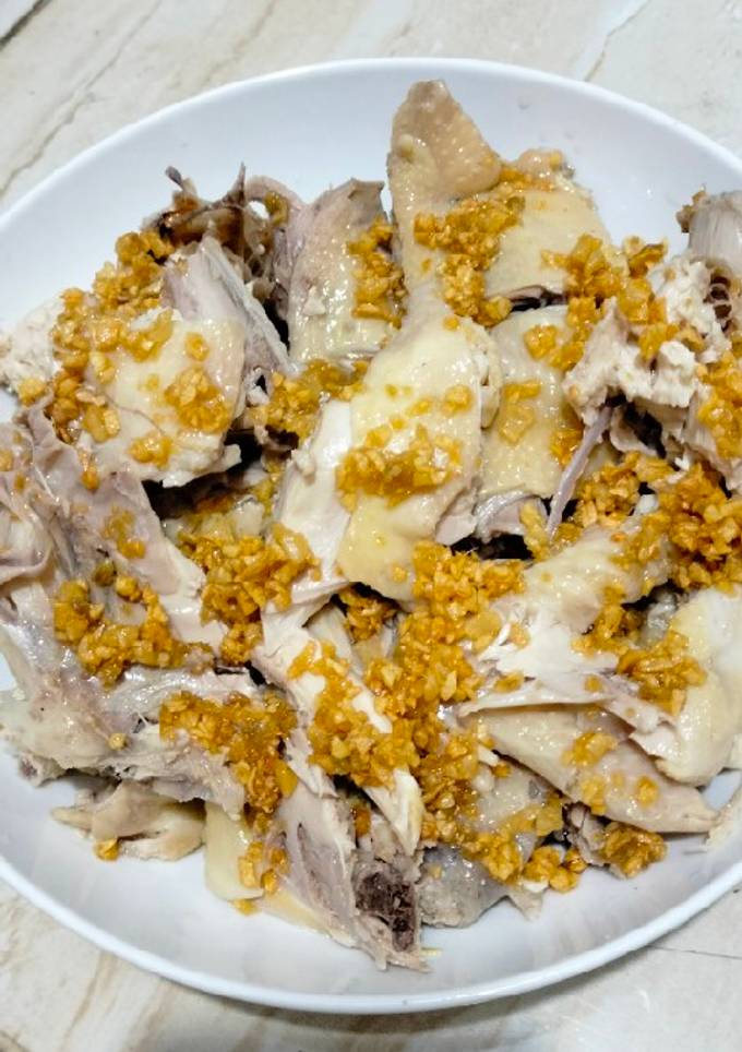 Resep Ayam kampung rebus / pek cam kee / ayam rebus jahe oleh Vichai Kitchen - Cookpad