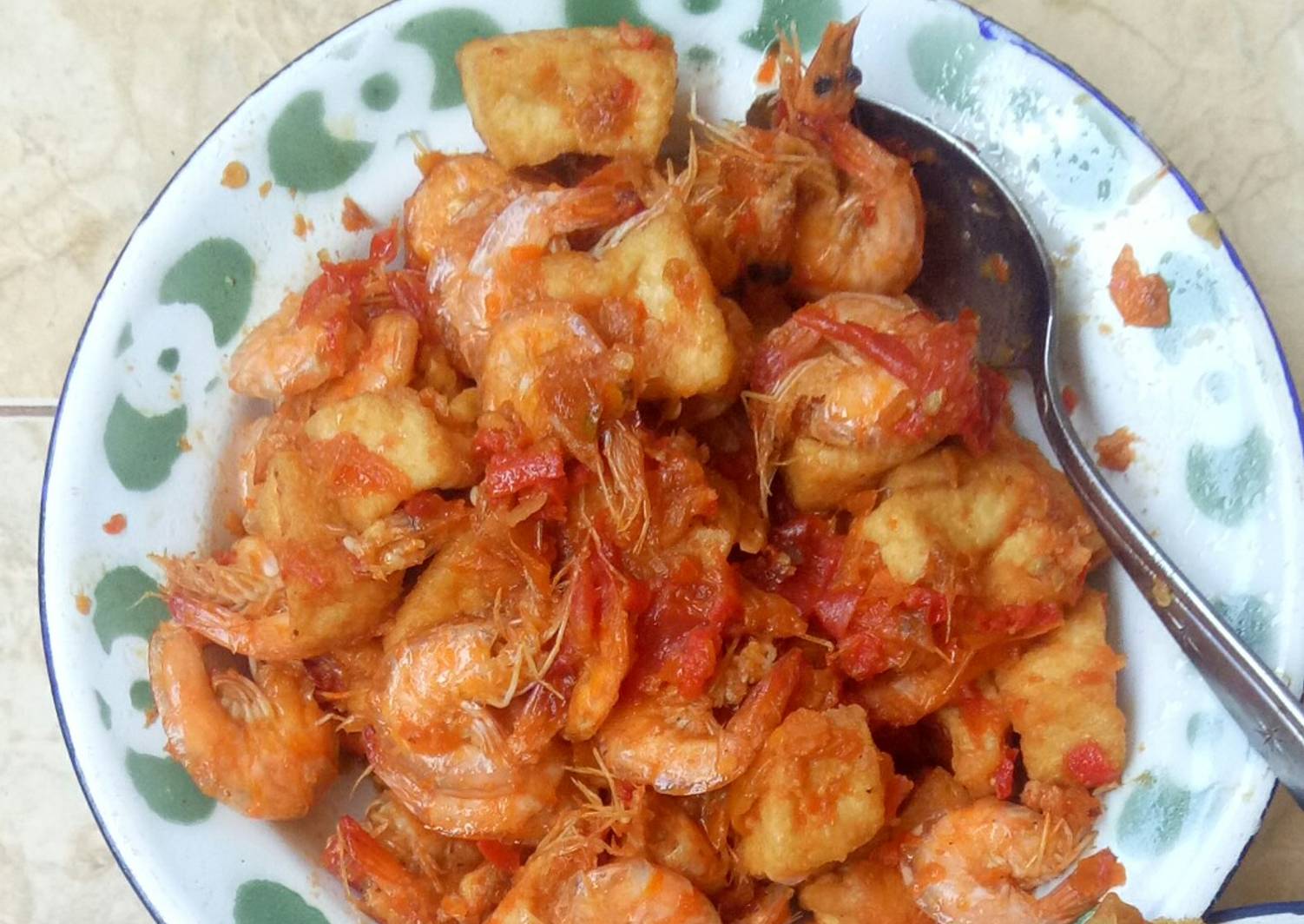 Resep Udang tahu bumbu balado oleh Tri Ardiyani - Cookpad