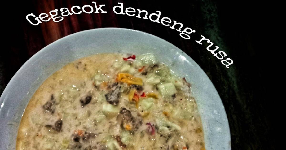 Resep Gegacok dendeng rusa oleh 🪻Eliza👒Mahyawi🪻 - Cookpad