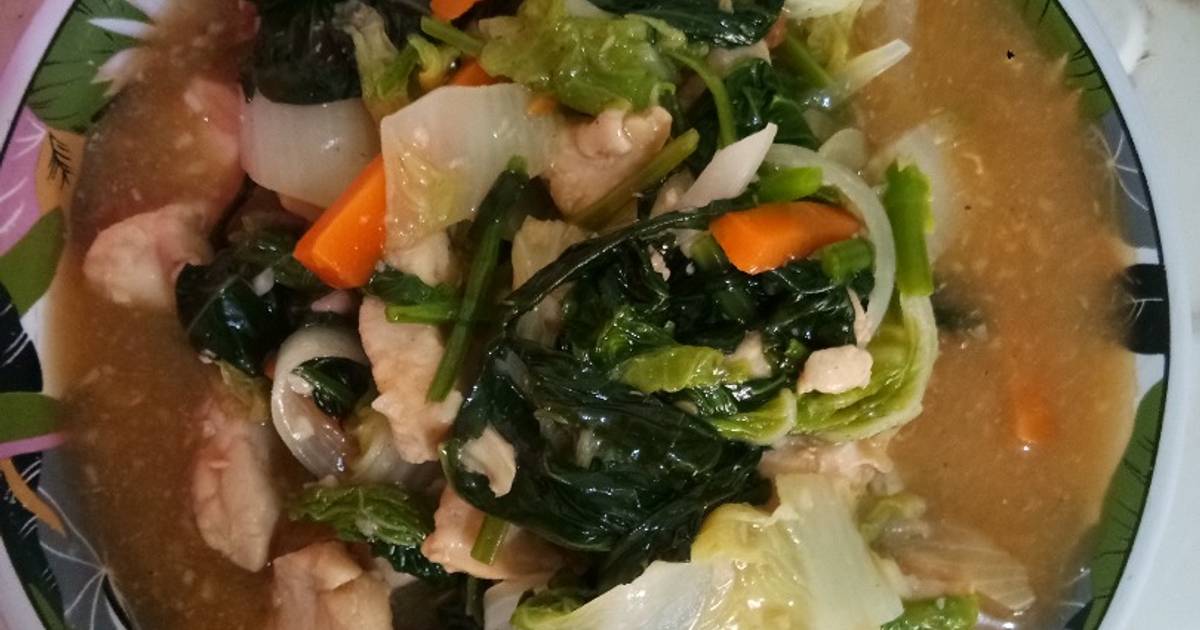Resep Menu diet Capcay Kailan ayam oleh Meliaa - Cookpad