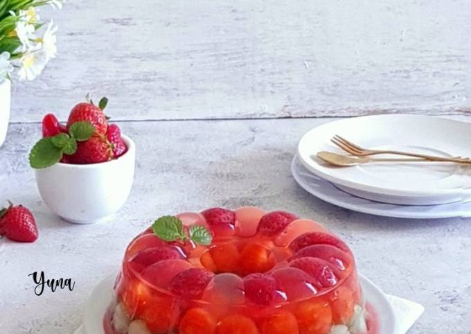 Resep Puding Buah Kaca oleh Yuna - Cookpad