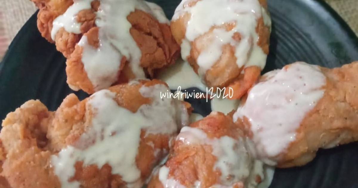 Resep Ayam Crispy Saus Keju Oleh Windri Aries Ig Windriwien Cookpad