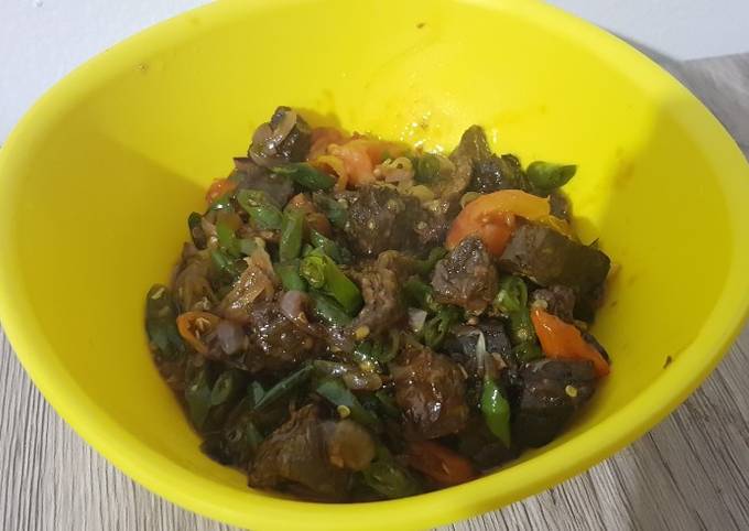 Resep Paru goreng Mercon oleh Uci - Cookpad