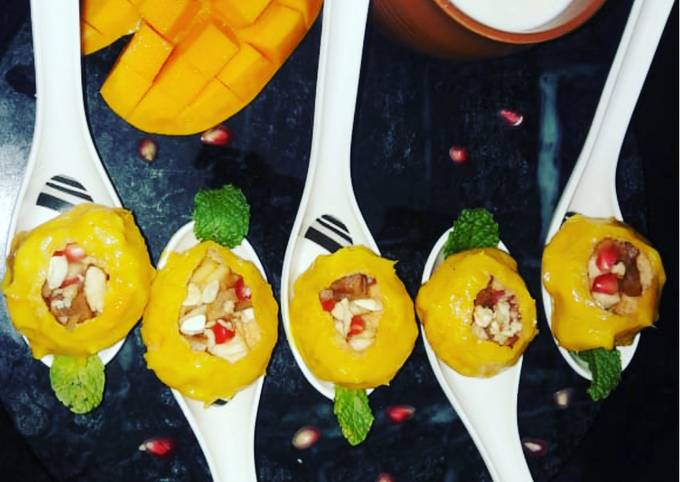 Choco Mango Golgappe Recipe by Priya Daryani - Cookpad
