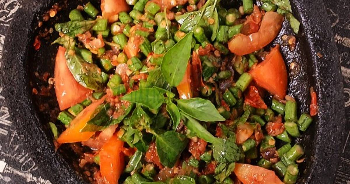 Resep Beberuk Kacang Panjang oleh Manda Evie - Cookpad