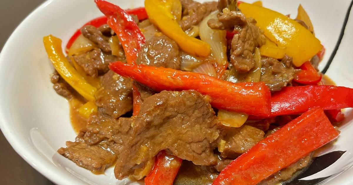Resep Daging masak kecap paprika oleh jrylie - Cookpad