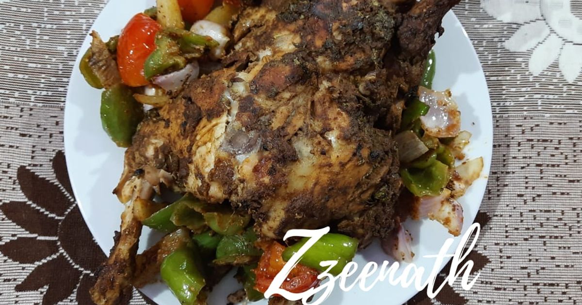 Dajaj Al Faham Or Arabic Chargrilled Chicken Recipe by ZMA - Cookpad