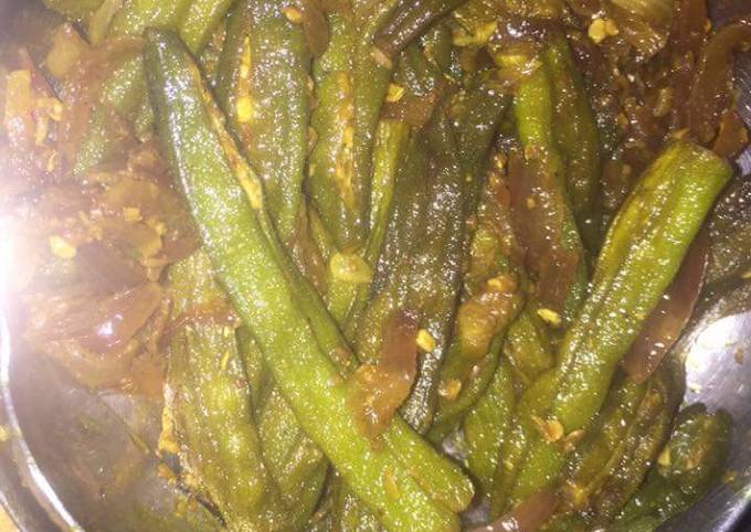 Bhadva Bhindi Recipe by Indu Pruthi - Cookpad
