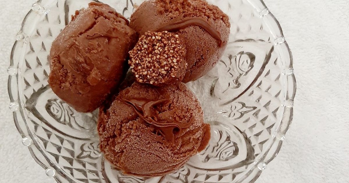Nieve De Chocolate Y Plátano Receta de Esther Soto- Cookpad
