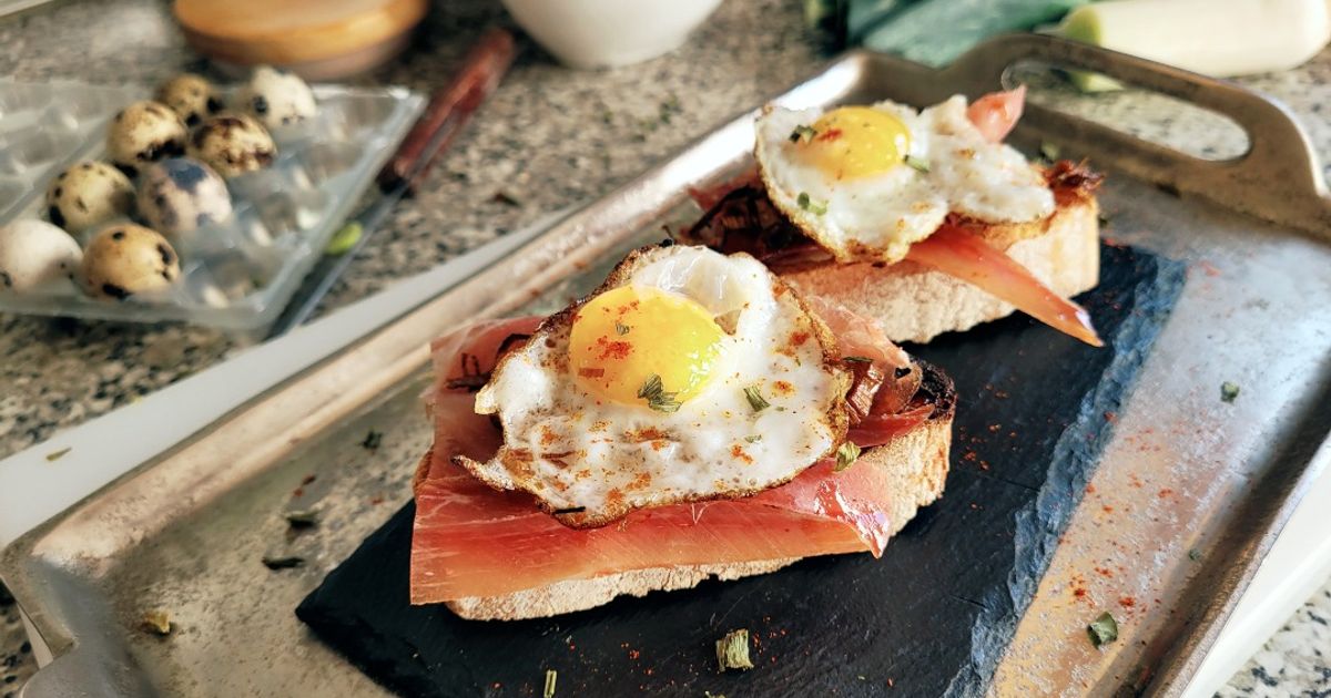 canapes de huevos de codorniz - 33 recetas caseras- Cookpad