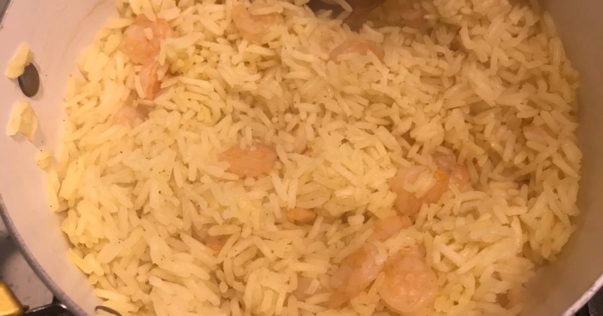 Arroz graneado con camarones Receta de Patricia Quiroga Newbery- Cookpad