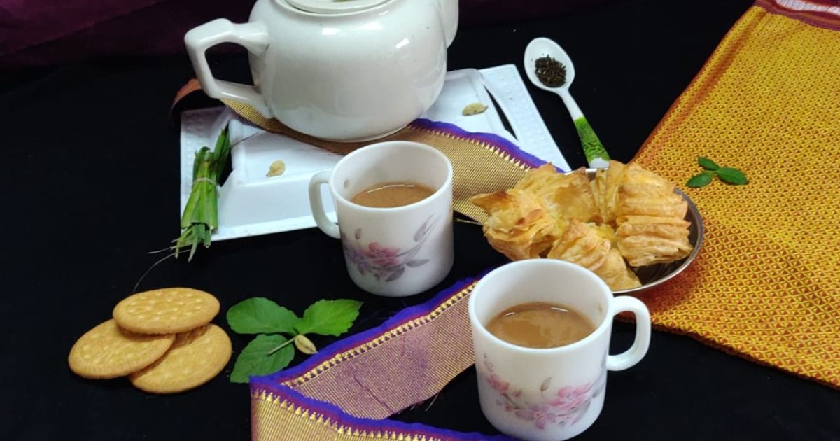 अद्रक गवती चहा (Gavati Chai Recipe In Marathi) रेसिपी Shubhangi Dole ...