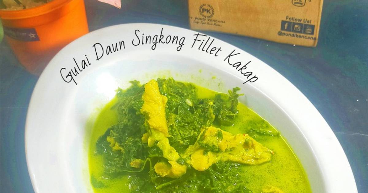 Resep Gulai Daun Singkong Fillet Kakap oleh Chiensyn Kuliner - Cookpad