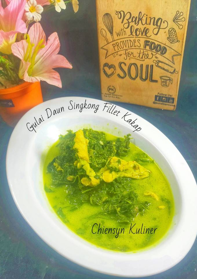 Resep Gulai Daun Singkong Fillet Kakap oleh Chiensyn Kuliner - Cookpad