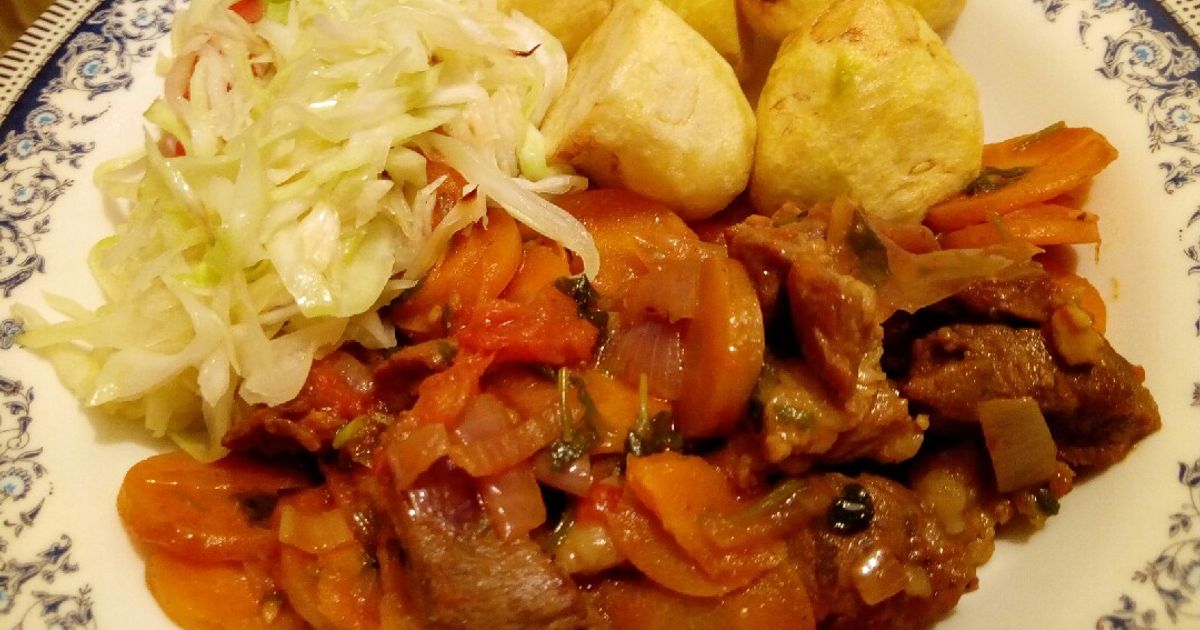 Mutton Stew With Deep Fried Potatoes Recipe by Wanjiku Lucia - Cookpad