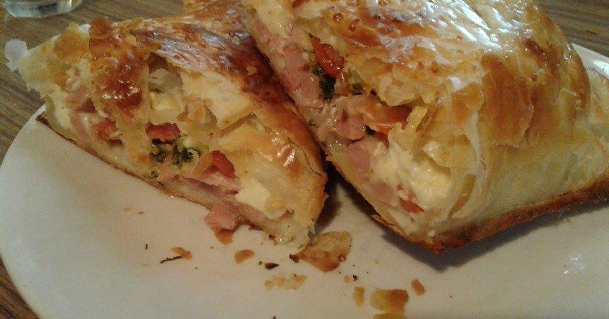 Calzón Relleno Mediterráneo Bien Casero..... Receta de patito