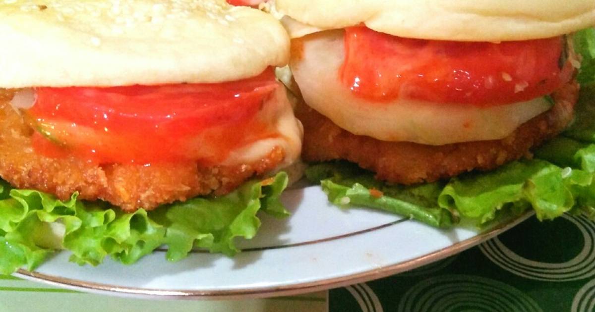 Resep Burger Rumahan (homemade) 🍔 oleh 🌸 Sisilia Suci - Cookpad