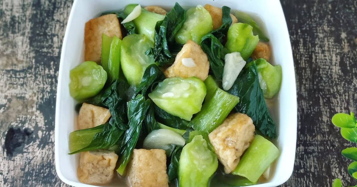 223 resep sayur gambas sawi enak dan mudah - Cookpad